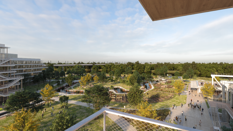 Le campus Arboretum - La ville forêt