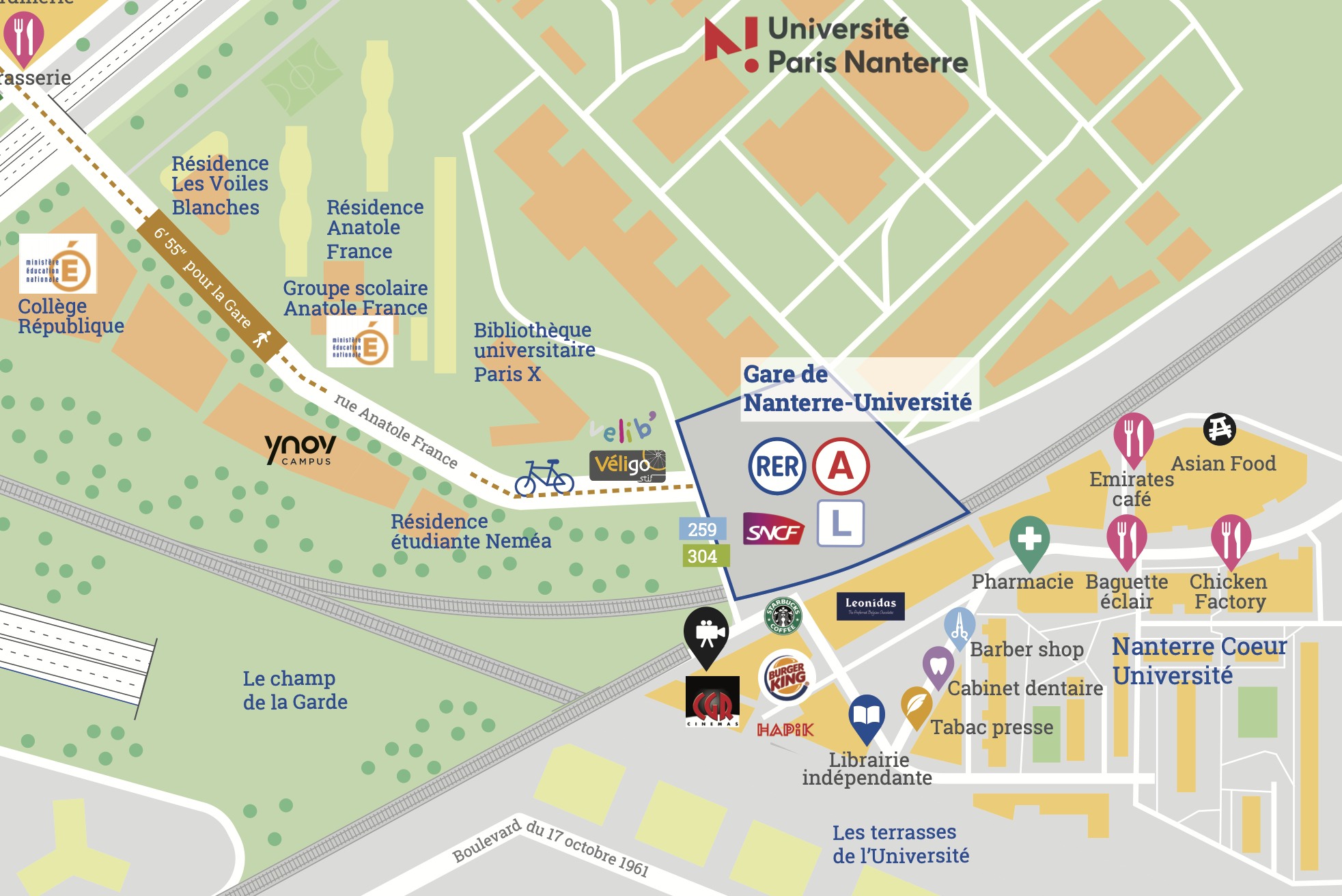 Le campus Arboretum - La ville forêt